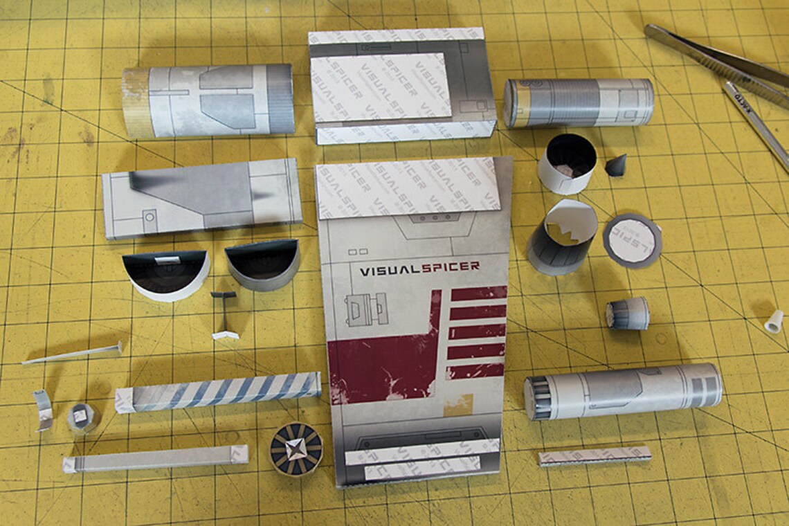 Star Wars X-wing Inspired Starfighter-x DIY 3D Papercraft | Etsy