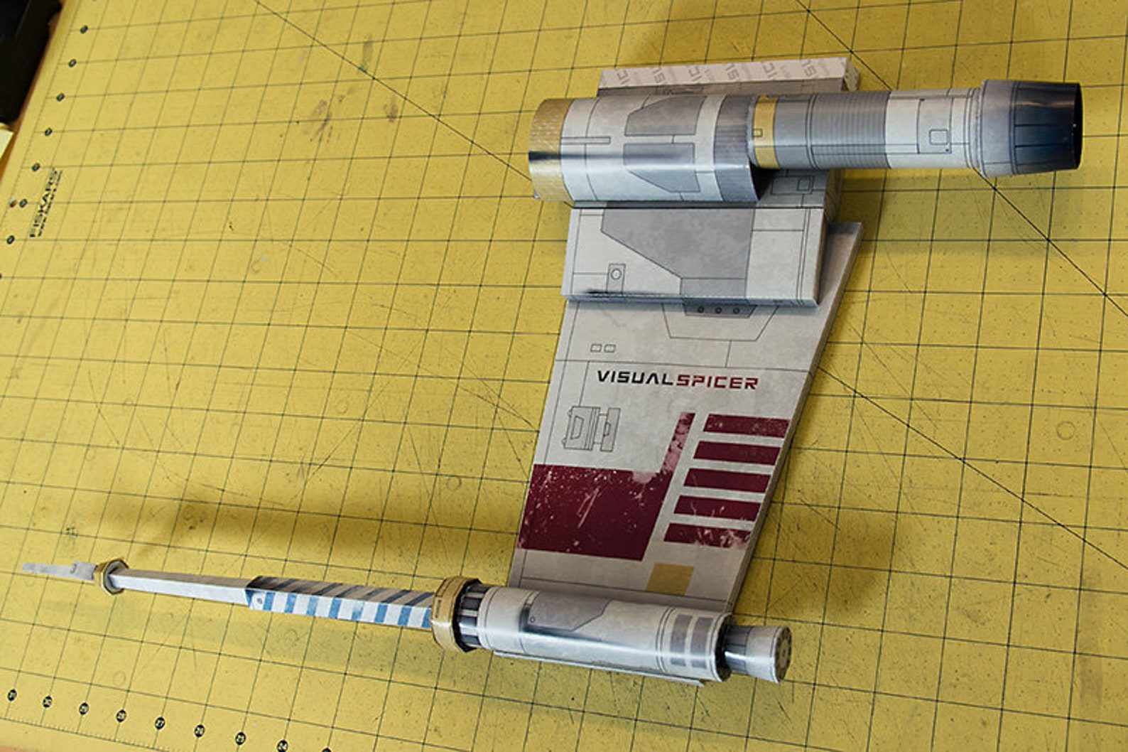 Star Wars X-wing Inspired Starfighter-x DIY 3D Papercraft Templates ...