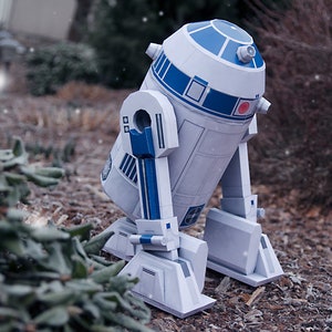 Star Wars R2-D2 Inspired DIY 3D Papercraft Templates, Papercraft Model ...