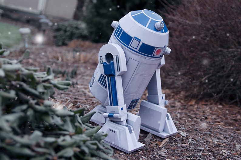 Star Wars R2-D2 Inspired DIY 3D Papercraft Templates - Etsy