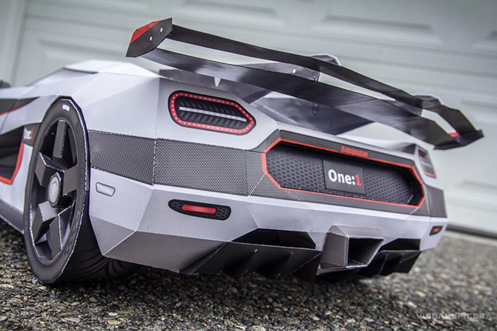 Koenigsegg One:1 Apollo DIY 3D Papercraft Supercar Templates ...