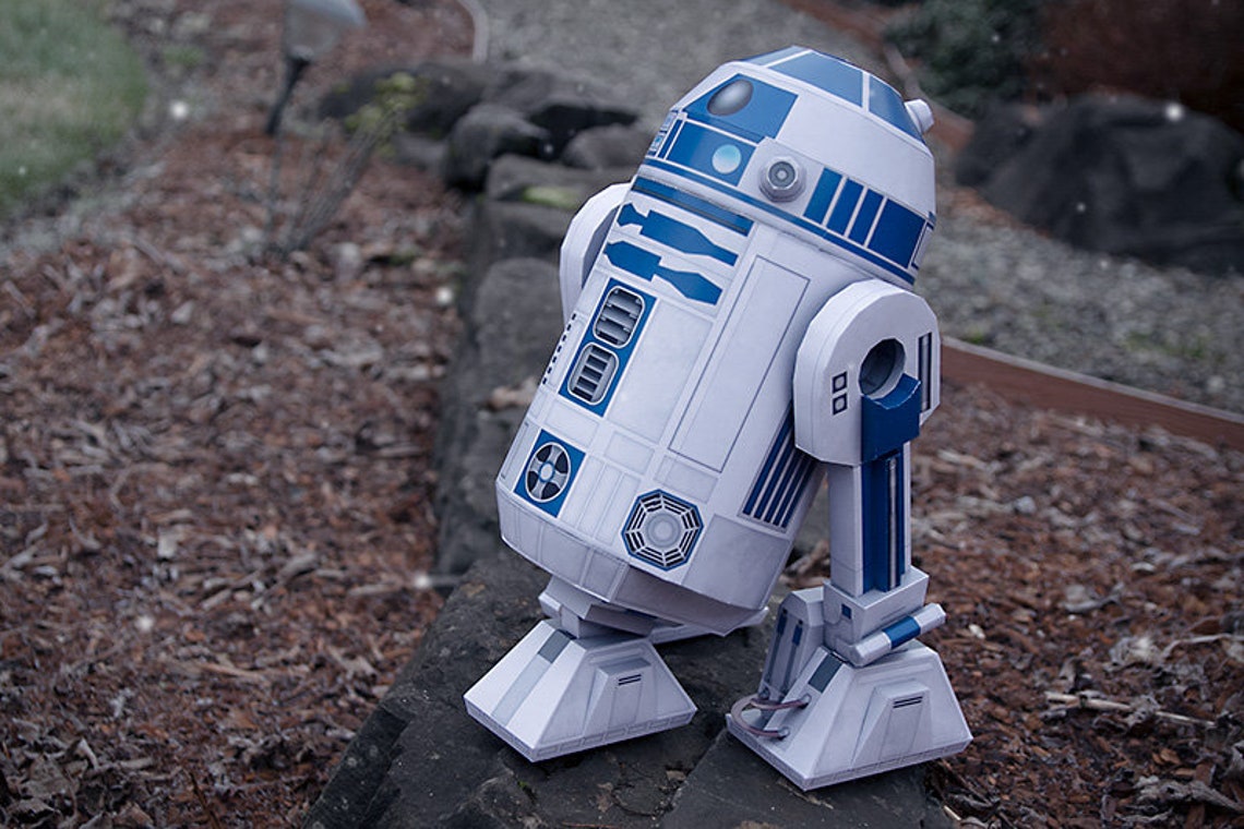 Star Wars R2-D2 Inspired DIY 3D Papercraft Templates - Etsy