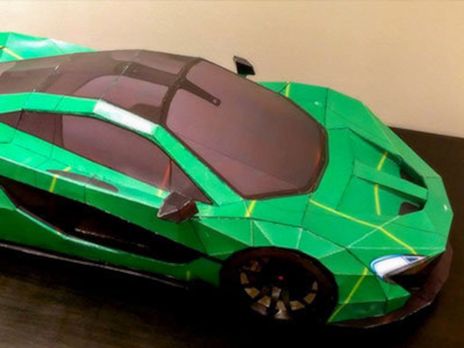 Mclaren P1 Lush DIY 3D Papercraft Supercar Templates Supercar - Etsy