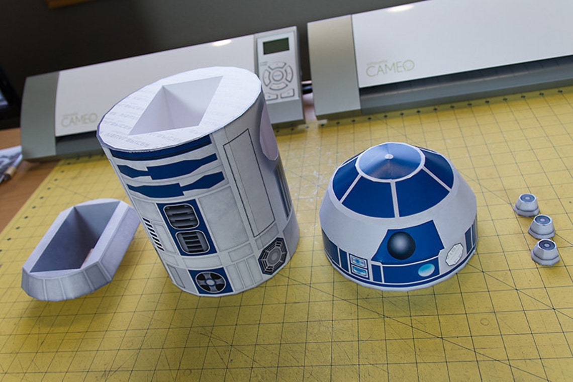 Star Wars R2-D2 Inspired DIY 3D Papercraft Templates - Etsy