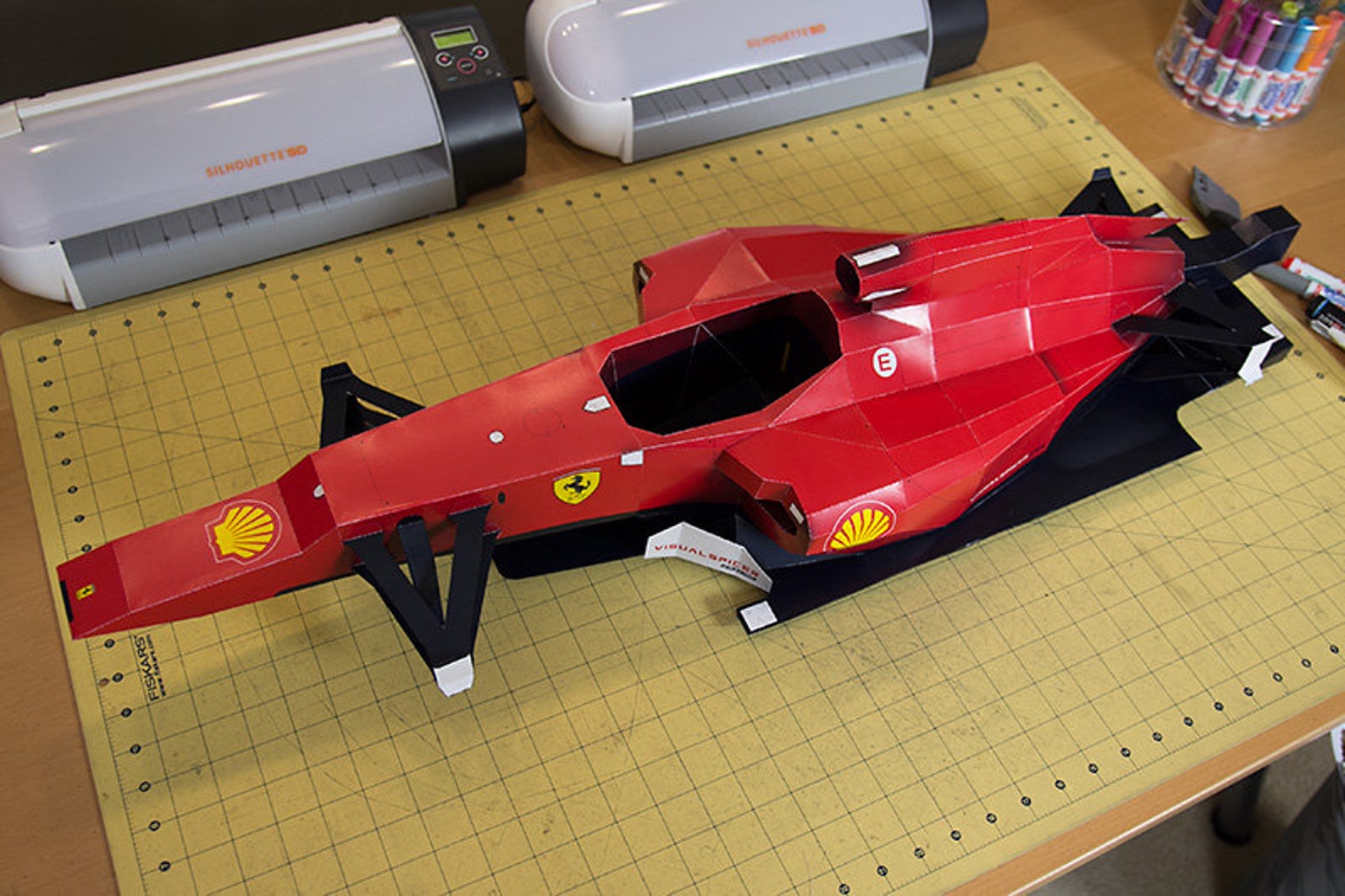 Ferrari F1 DIY 3D Papercraft Racecar Templates Papercraft - Etsy 日本