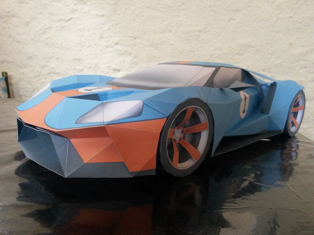 Ford GT Storm DIY 3D Papercraft Supercar Templates, Sports Car ...