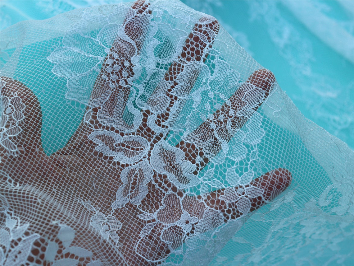 Soft Lace fabriclace trimレースdentelleSpitzeencaje eyelash | Etsy