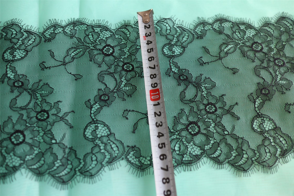 Skirts Lace Fabric,black Cording Lace -17cm,3 Meters off White French ...