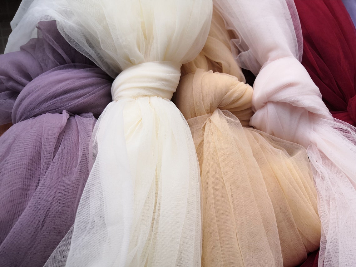 Soft US Tulle blue Tulleskirt Net Fabricveil 62 Width | Etsy