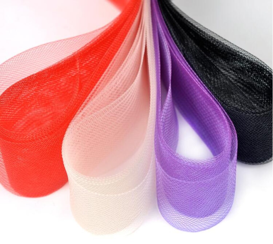 20yards Black Horsehair Millinery Netting Trim by Yardelastic - Etsy