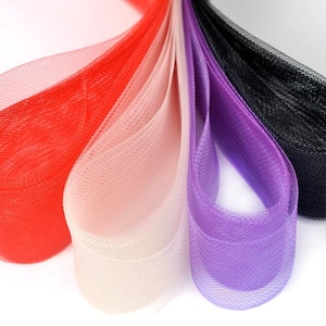 20yards Black Horsehair Millinery Netting Trim by Yard,elastic Net ...