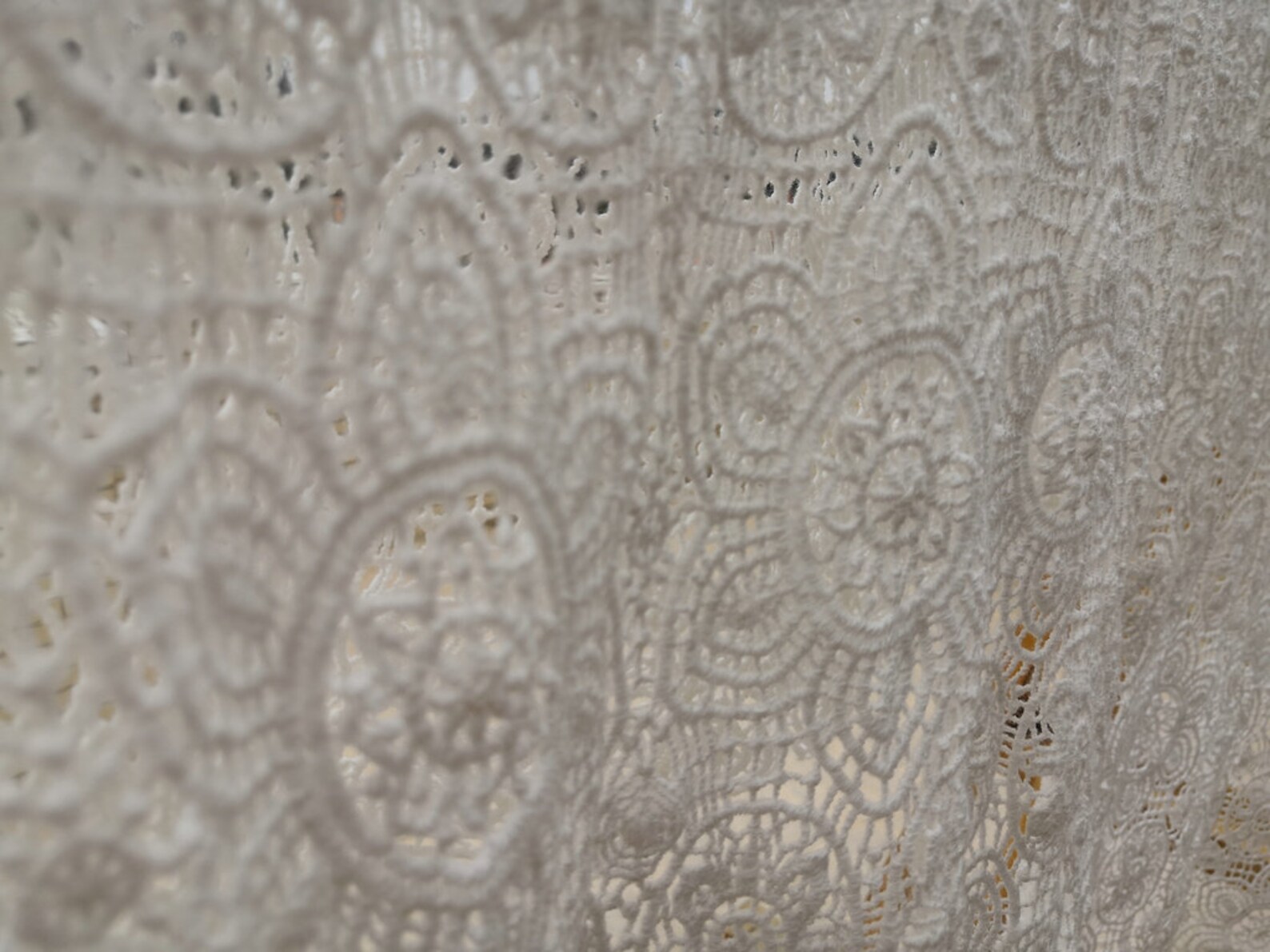 Cotton Lace Fabric, Wide Scalloped Lace Fabric 110cm*1yard,white Lace ...