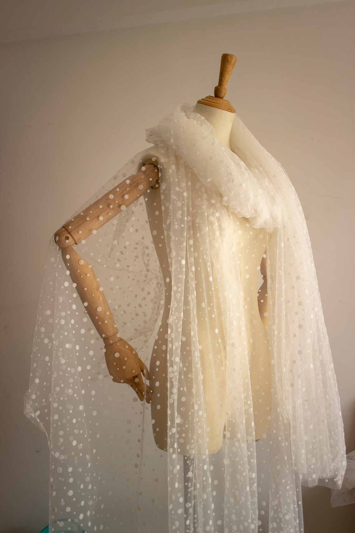 White spot veil mesh lace fabricPoint Dotted Tulle Swiss Dot | Etsy