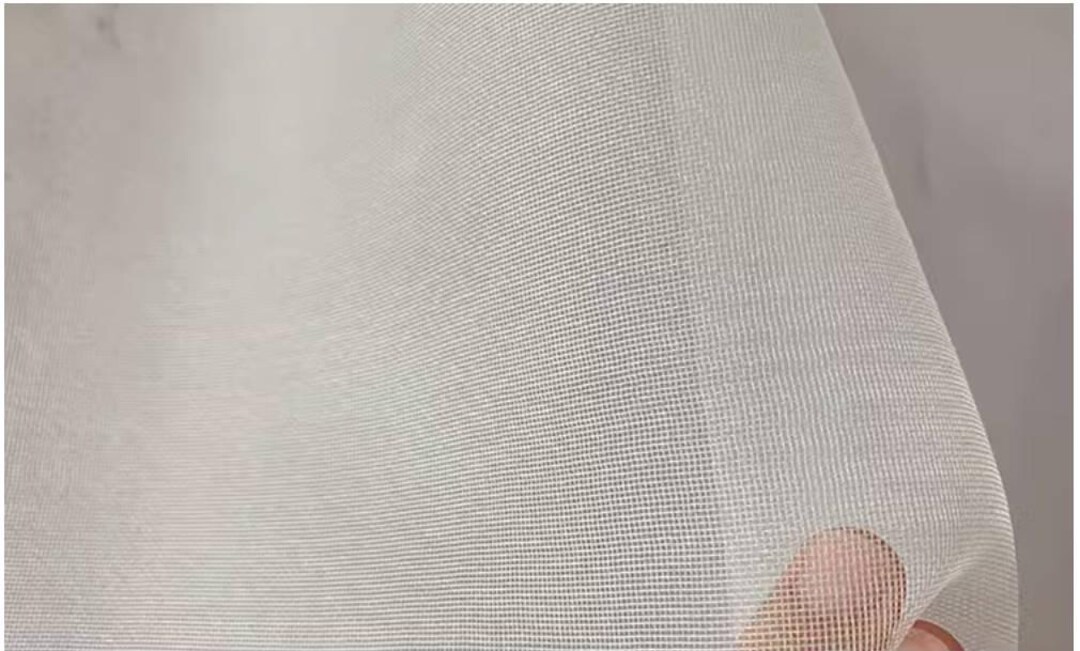 Silk Hard Mesh Tulle by Yard,off White Tulle ,flower Tulle in Pure Silk ...