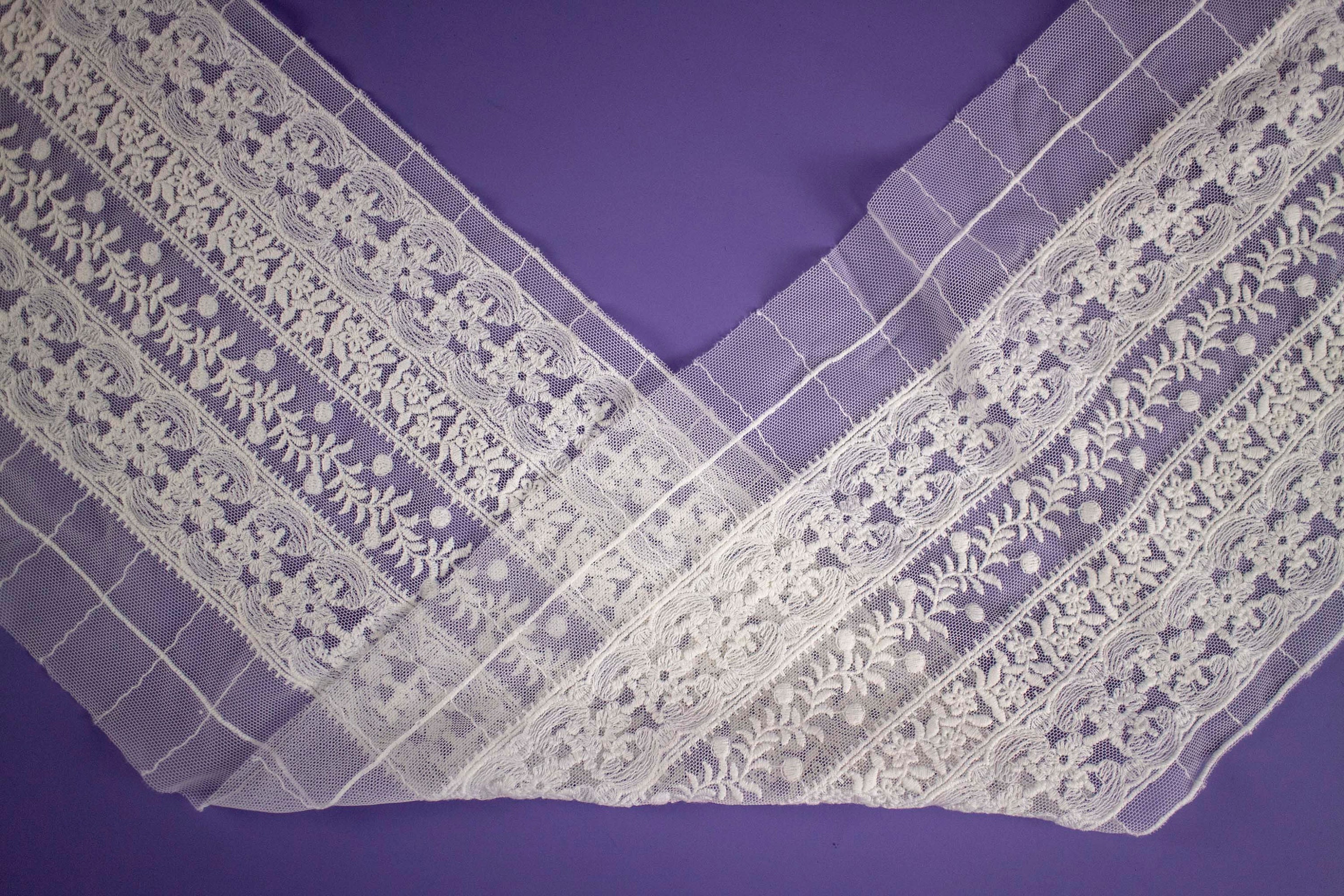 20cm White Lace Trim, Antique Lace Trim for DIY Wedding ,flower ...