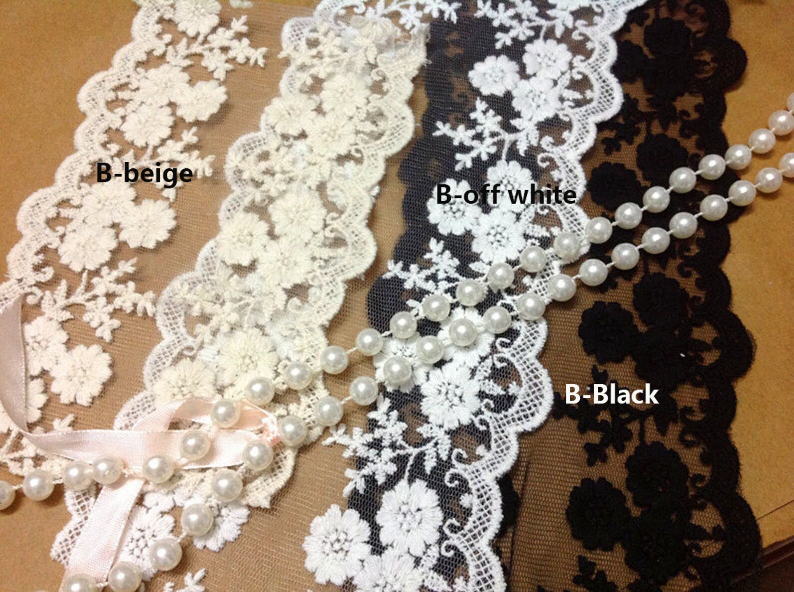 1yard DIY Lace Ribbon Online Store Flower Embroidered Ribbon DIY ...