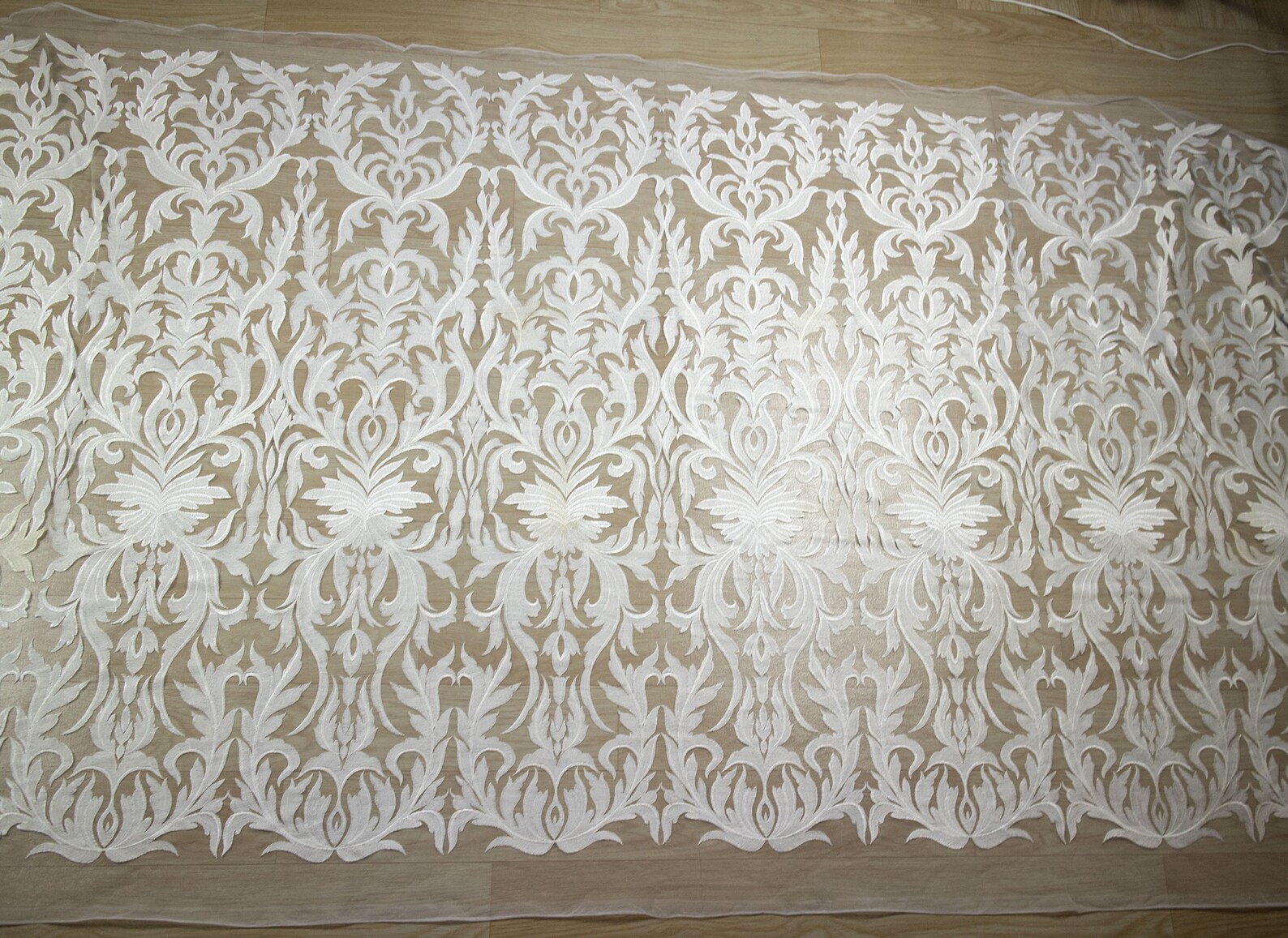Baroque Lace Fabric by Yard White Lace Fabric-embroidery | Etsy