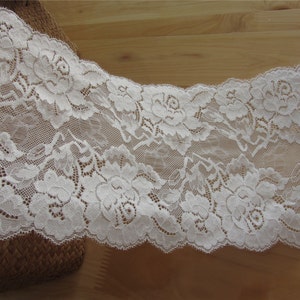 Off White Wedding Lace,stretch Lace Trim - Extra Wide Lace Trim, 7 ...