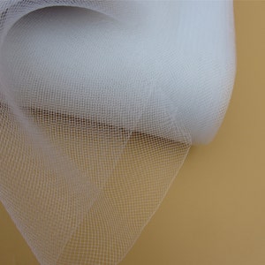 Black Horsehair Millinery Netting Trim by Yard,clear Stiff Crin 6 ...