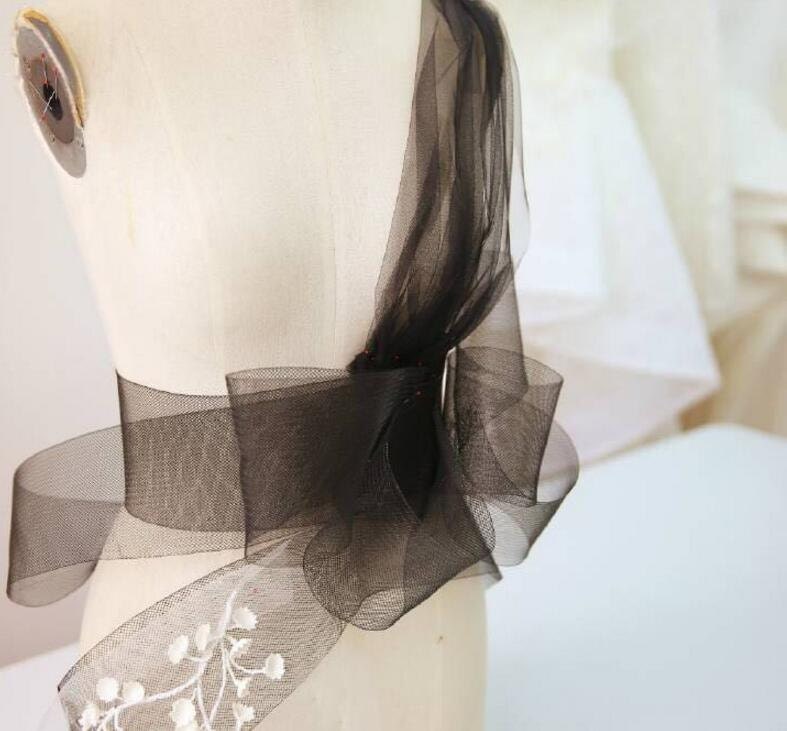 20yards Black horsehair millinery netting trim by yardElastic | Etsy