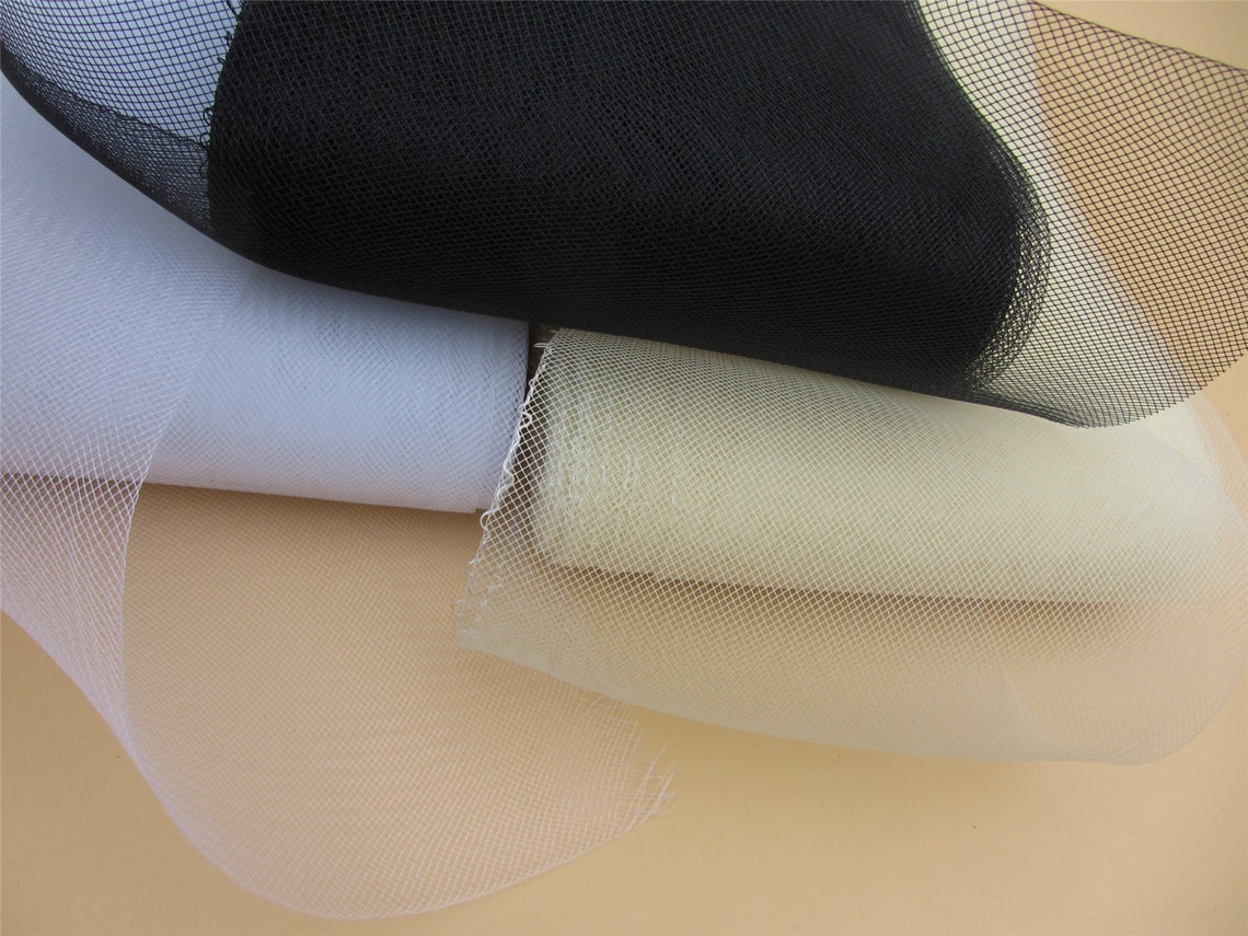 Black Horsehair Millinery Netting Trim by Yard,clear Stiff Crin 6 ...