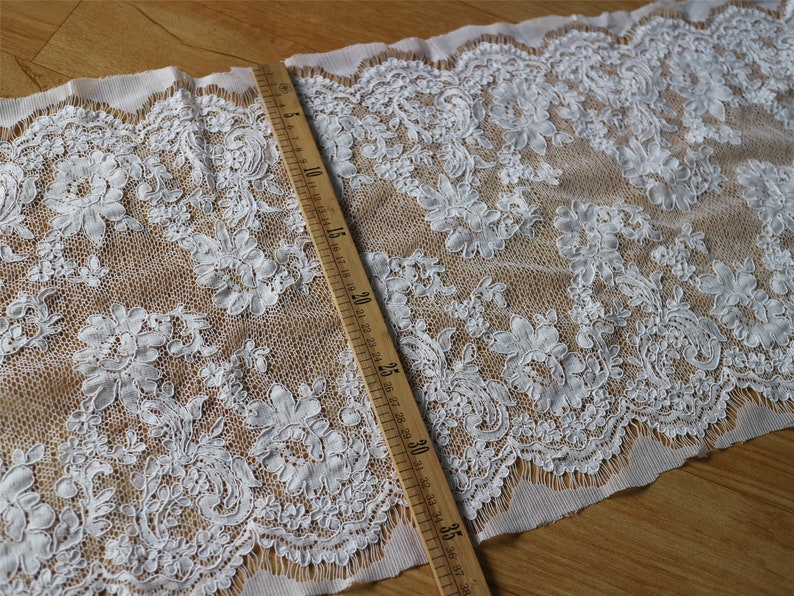 Bone Lace Trimoff White Lace Trimming Alencon Lace | Etsy