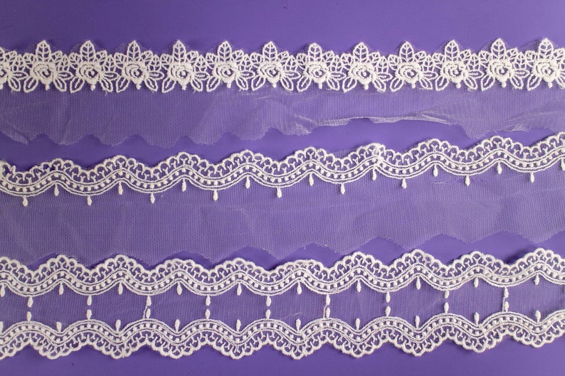 Wave Lace Trim-white Ribbon for Sewing - Etsy