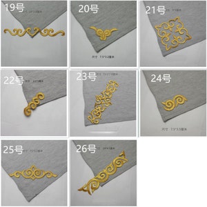 Metallic Gold Embroidery Patch ,silver Patch, Gold Applique ,DIY Patch ...