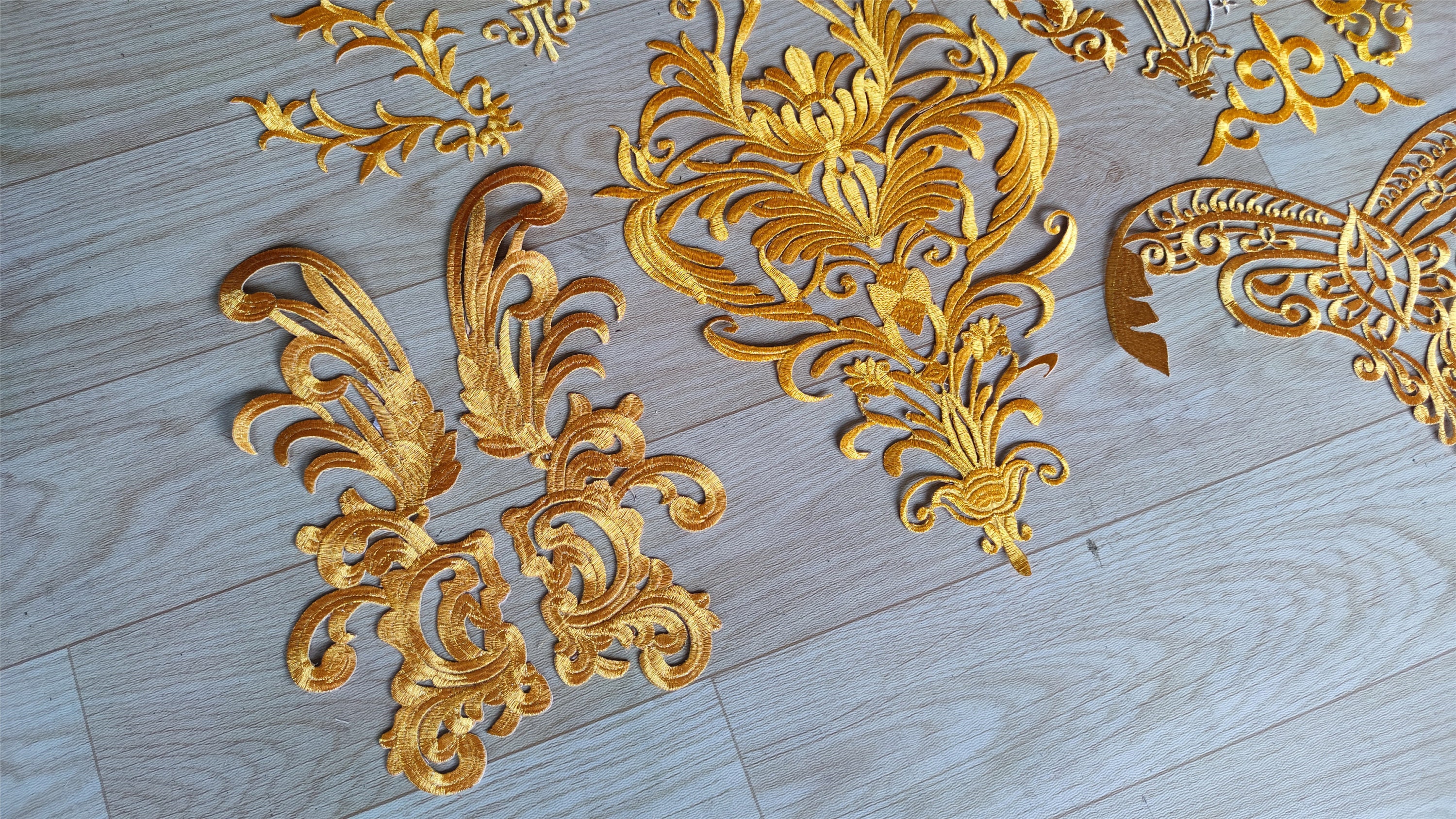 Gold Patch Gold Appliques DIY Patch 2pcs Gold Sticker - Etsy