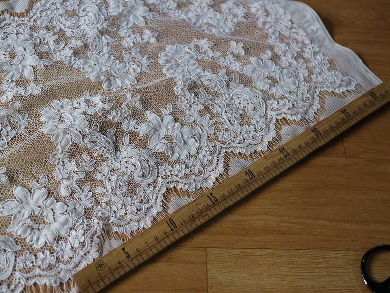 Bone Lace Trimoff White Lace Trimming Alencon Lace | Etsy
