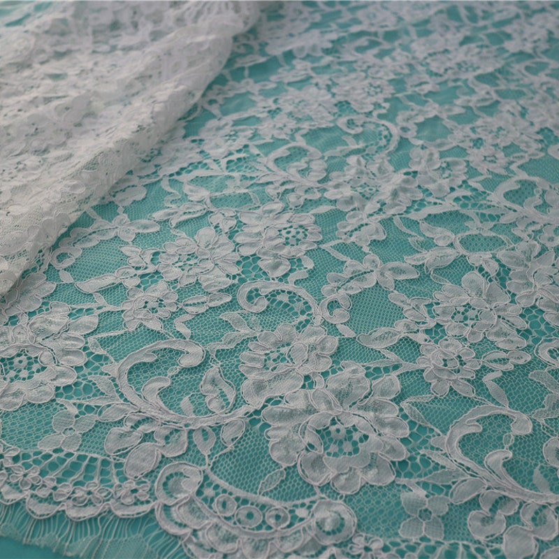 Alencon Lace Fabric - Etsy