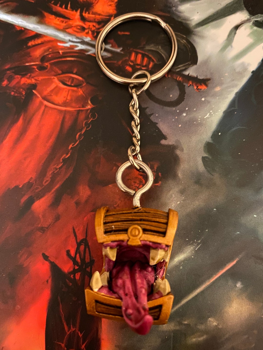 Dungeons and Dragons (d&d, Dnd) Mimic Key Chain - Etsy