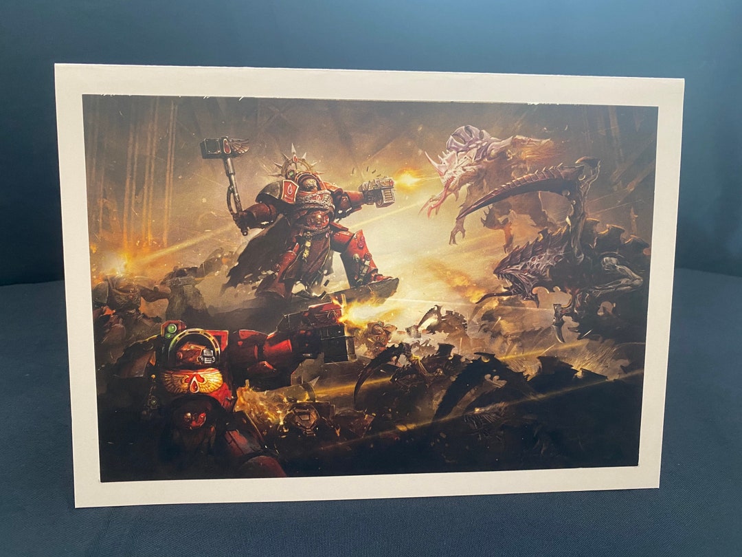 Warhammer 40k Themed Birthday / Greeting Cards - Etsy