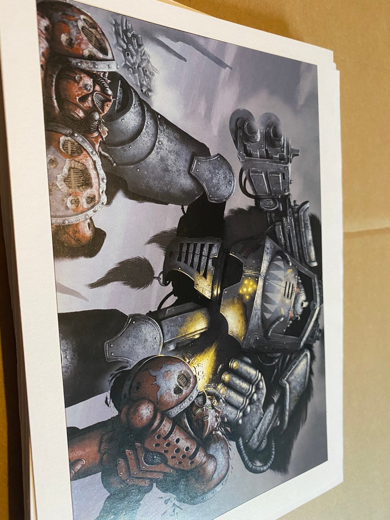 Warhammer 40k Themed Birthday / Greeting Cards - Etsy