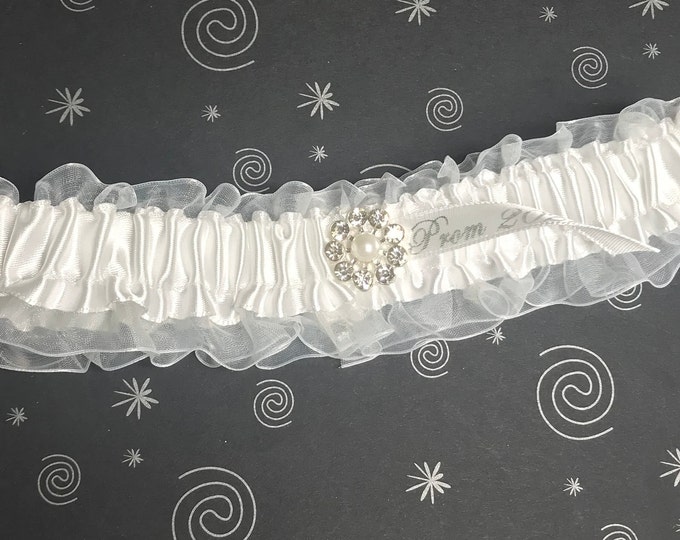 White Prom Garter. Prom Garters, Garters - Etsy