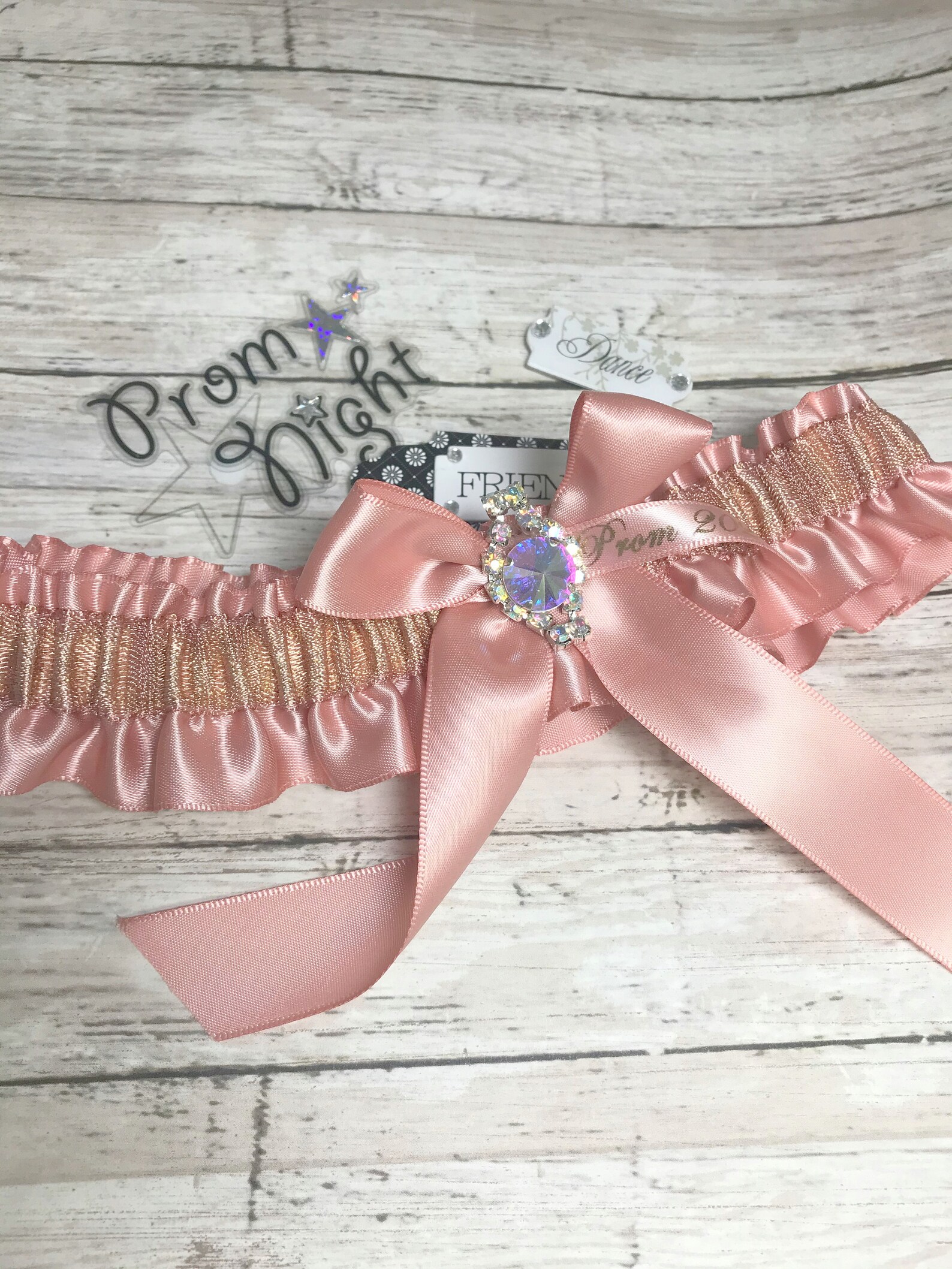 Rose Gold Prom Garter Prom Garters. | Etsy
