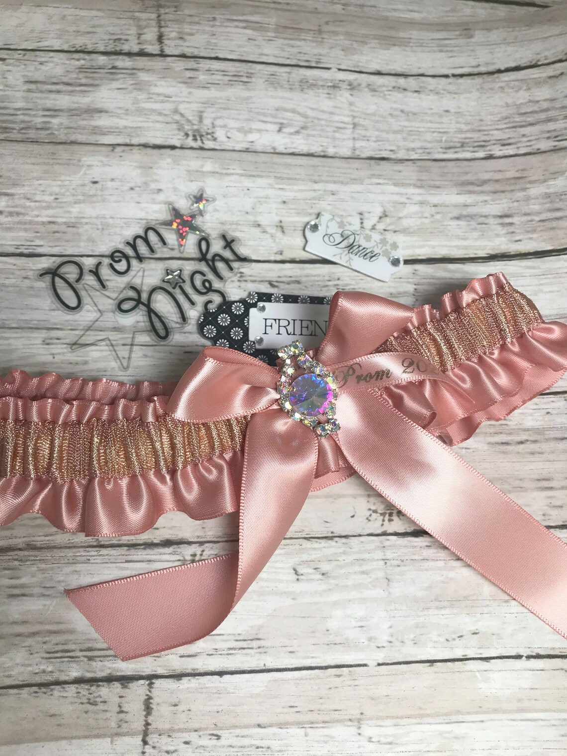 Rose Gold Prom Garter Prom Garters. | Etsy