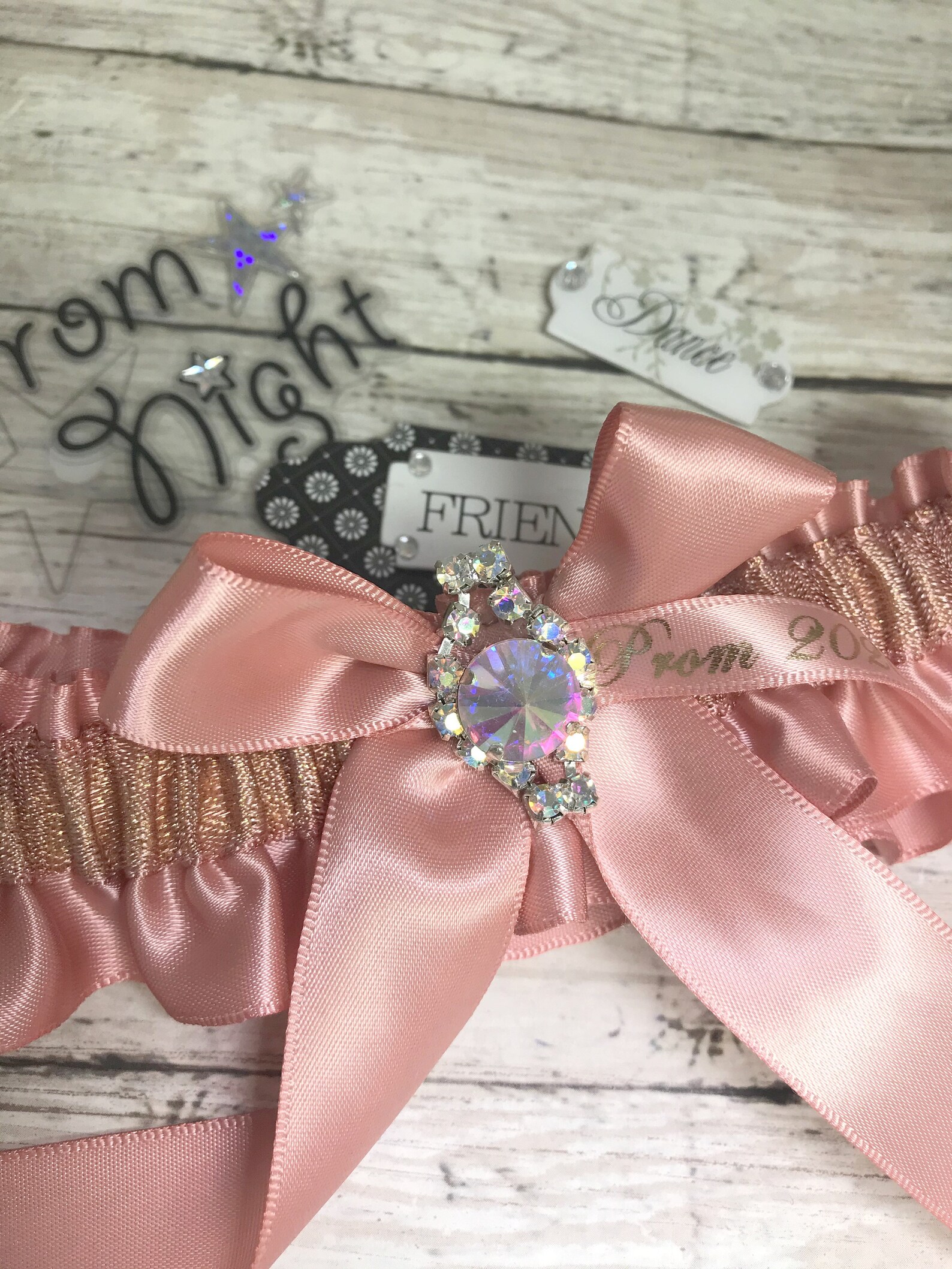 Rose Gold Prom Garter Prom Garters. | Etsy