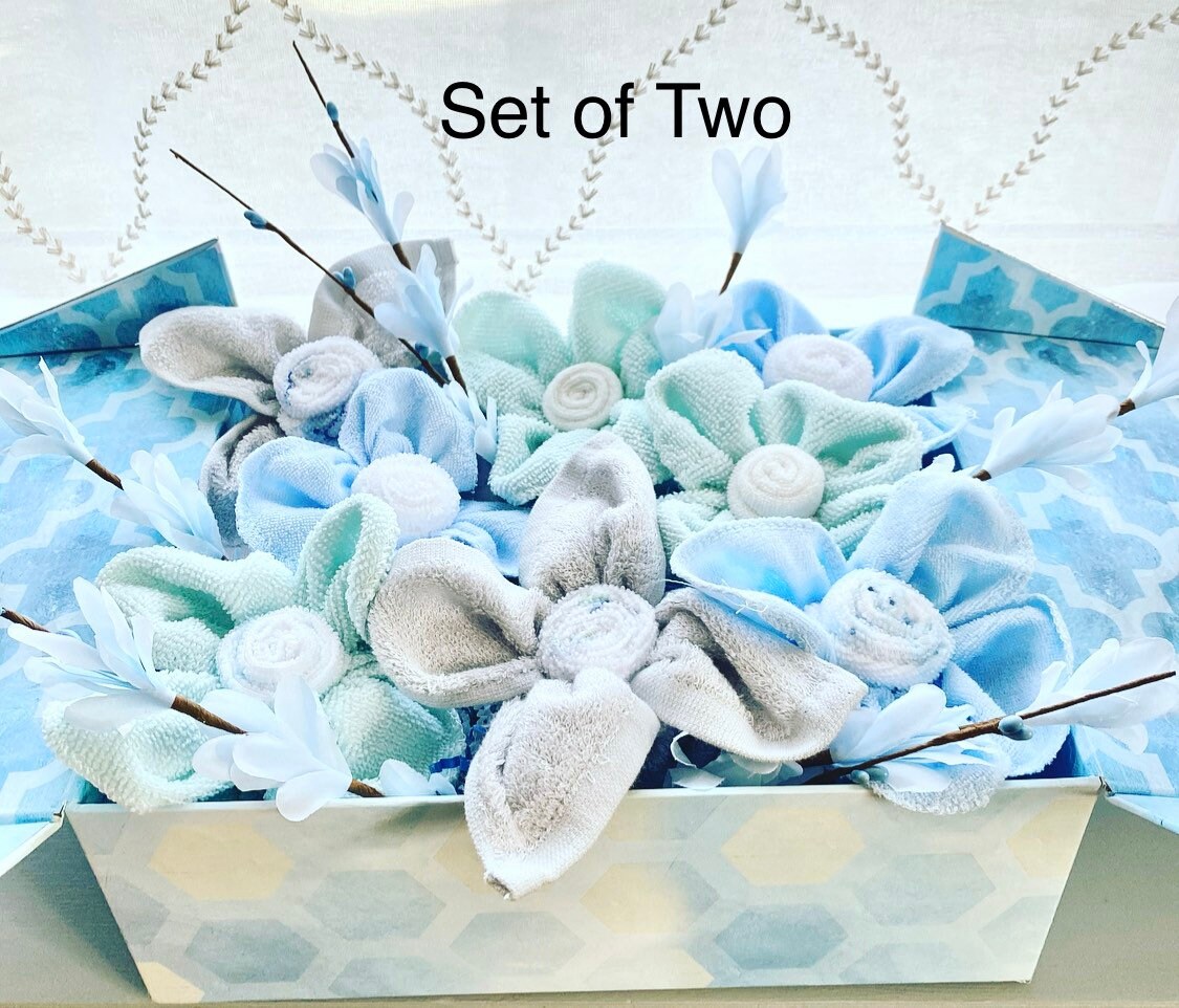 Washcloth Flowers - Etsy