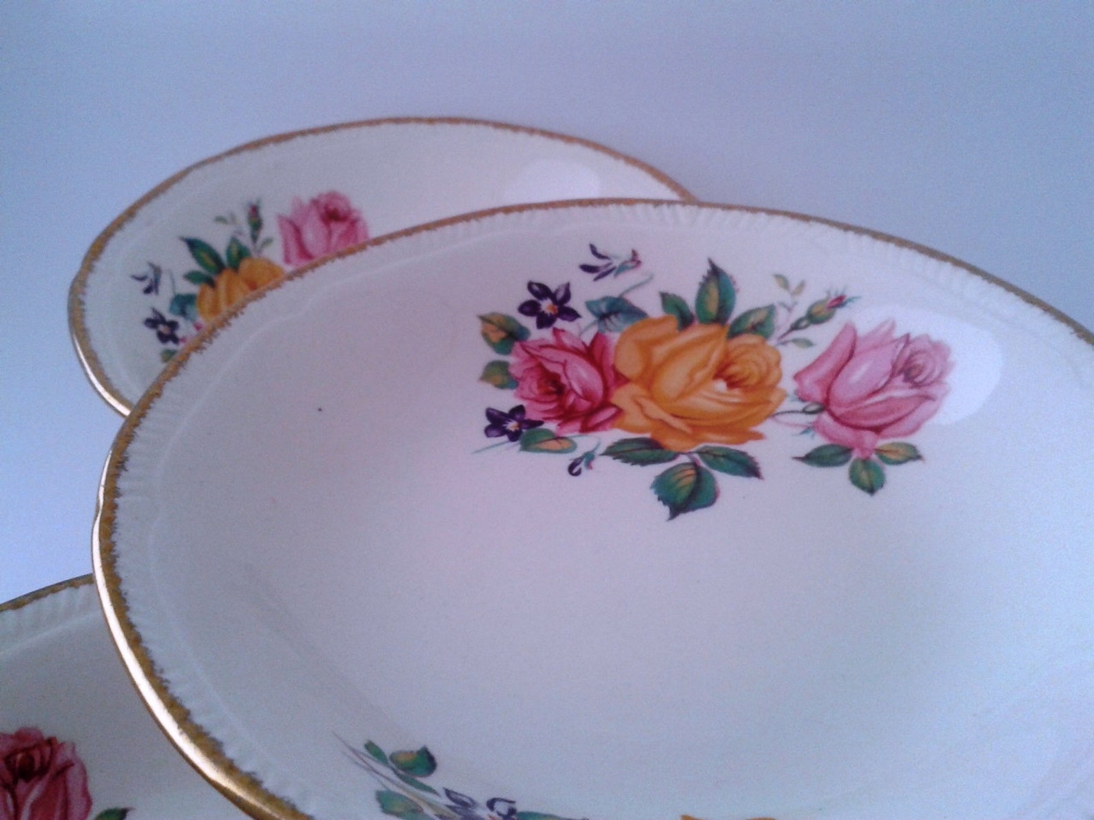 Ridgeway Chateau Garden Pattern Plates Set of Four - Etsy