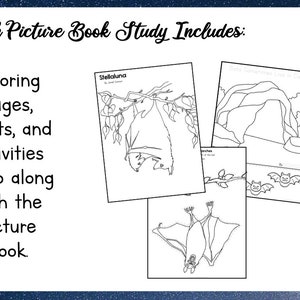 Stellaluna- Picture Book Study Companion - Etsy