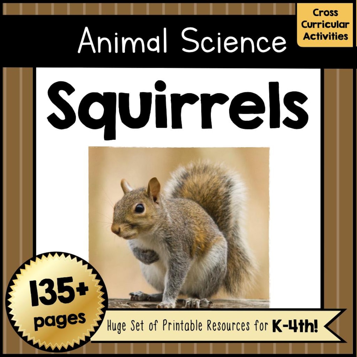 Squirrel Unit Study Printable No Prep | Animal Science Worksheets ...