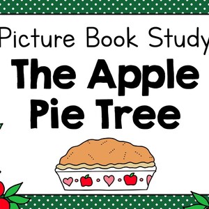 The Apple Pie Tree- Picture Book Study Companion - Etsy