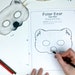 Polar Bear Paper Mask Template | DIY Printable Arctic Animal Craft ...