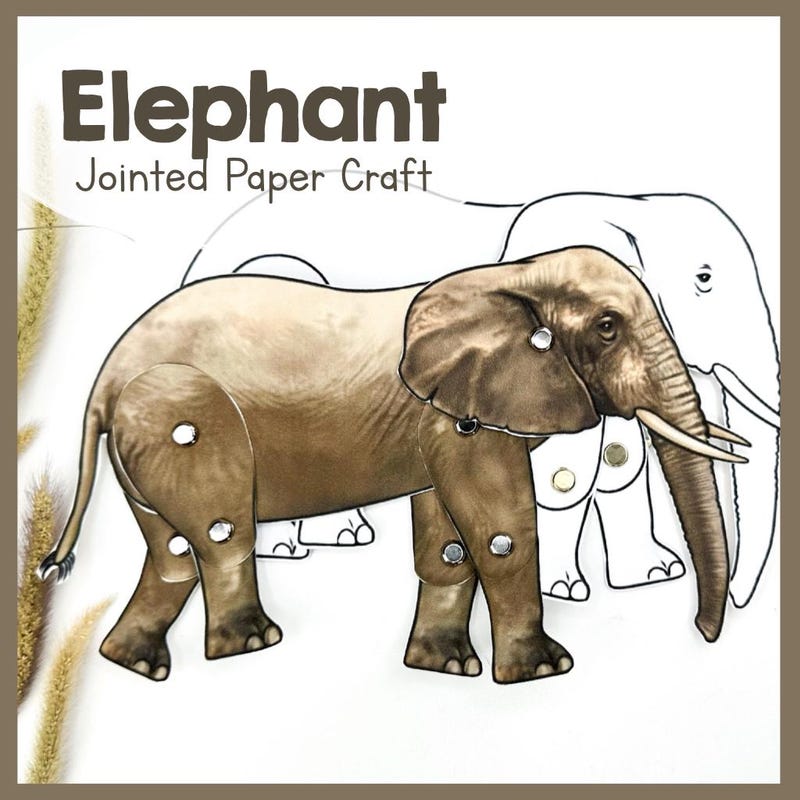 Elephant Puppet - Etsy