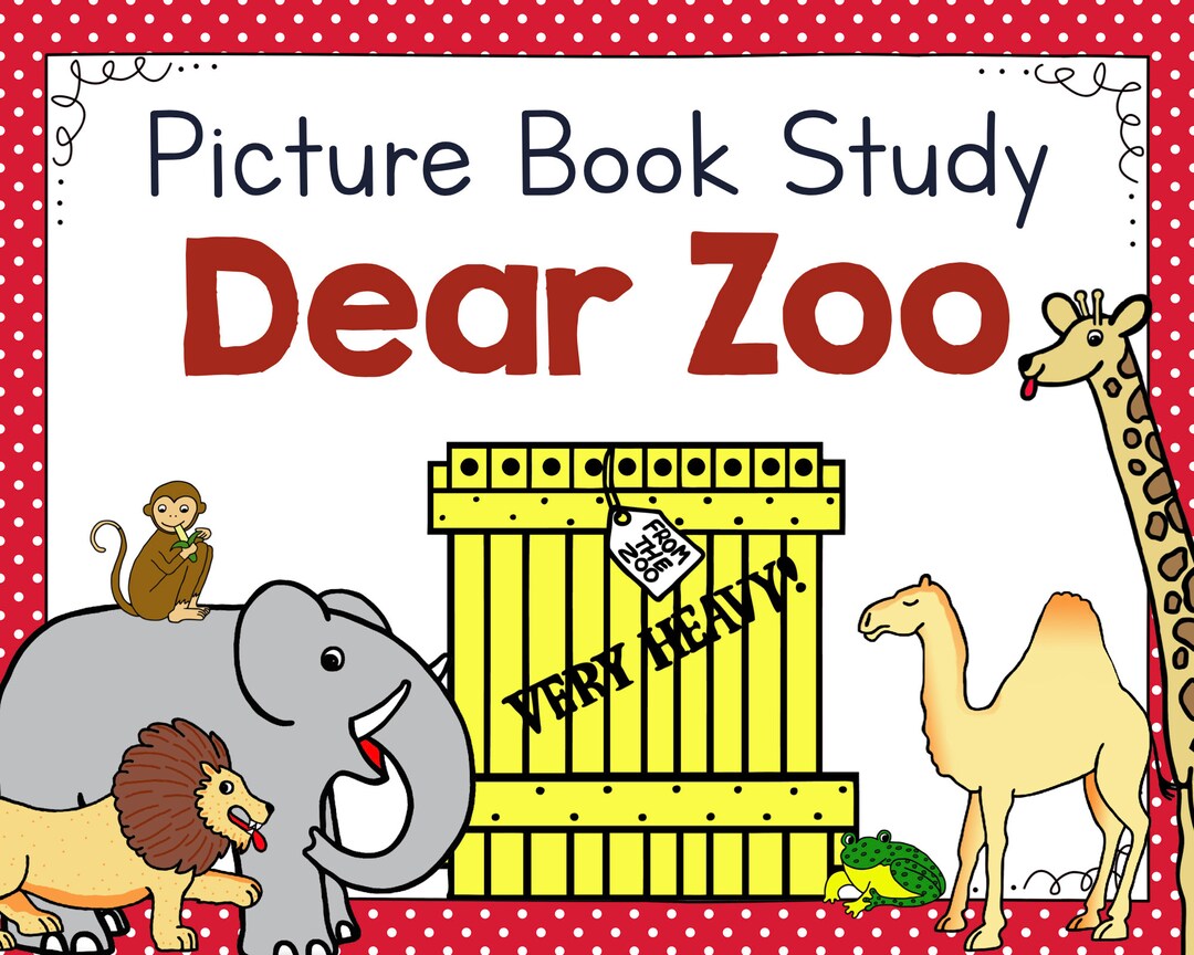 Dear Zoo- Picture Book Study Companion - Etsy