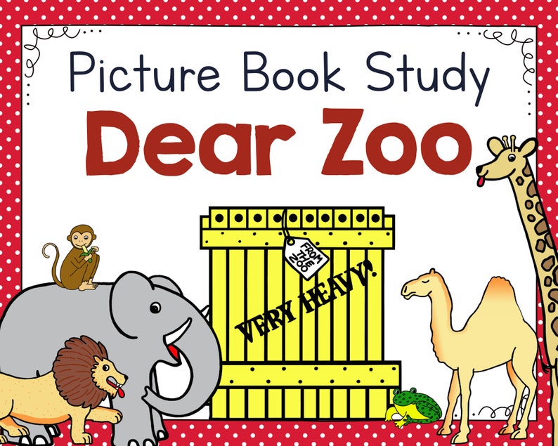 Dear Zoo- Picture Book Study Companion - Etsy