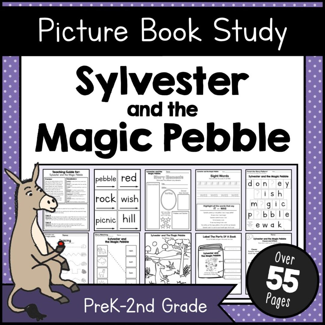 Sylvester and the Magic Pebble Book Study Activity | No-prep Literacy ...
