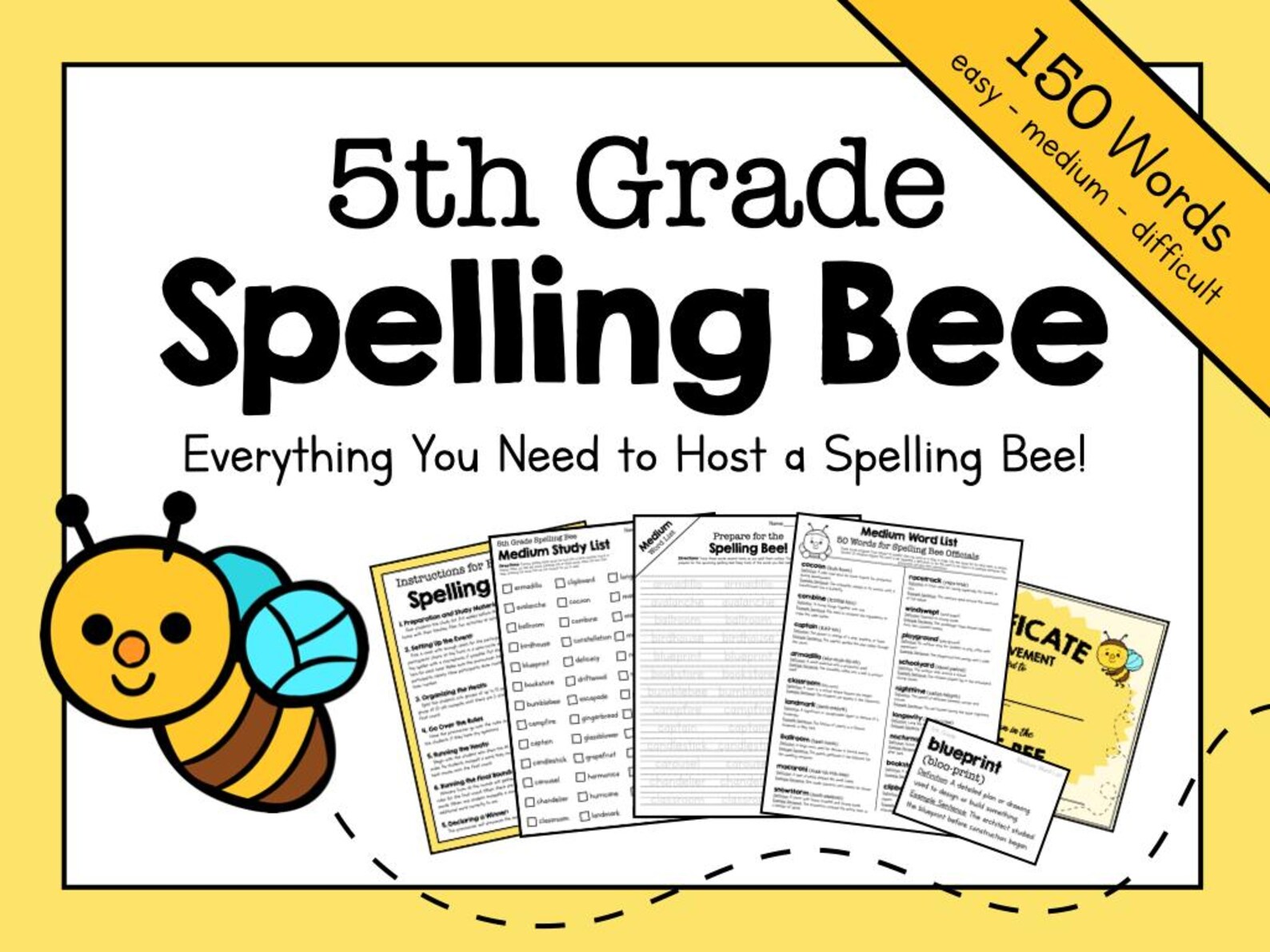 5th Grade Spelling Bee | Instructions to Host a Class or School ...