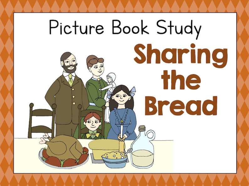Sharing the Bread- Picture Book Study Companion - Etsy